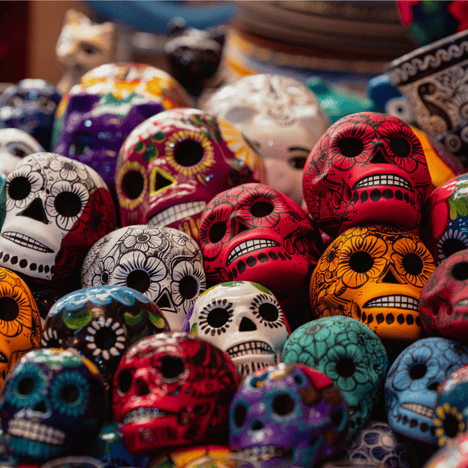 How do people celebrate death around the world?